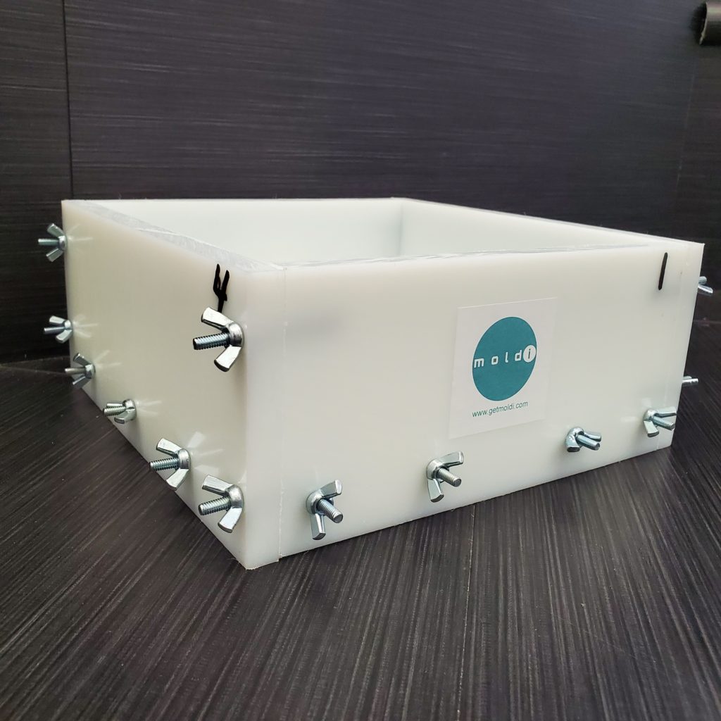 8×8 HDPE Resin Mold - Moldi