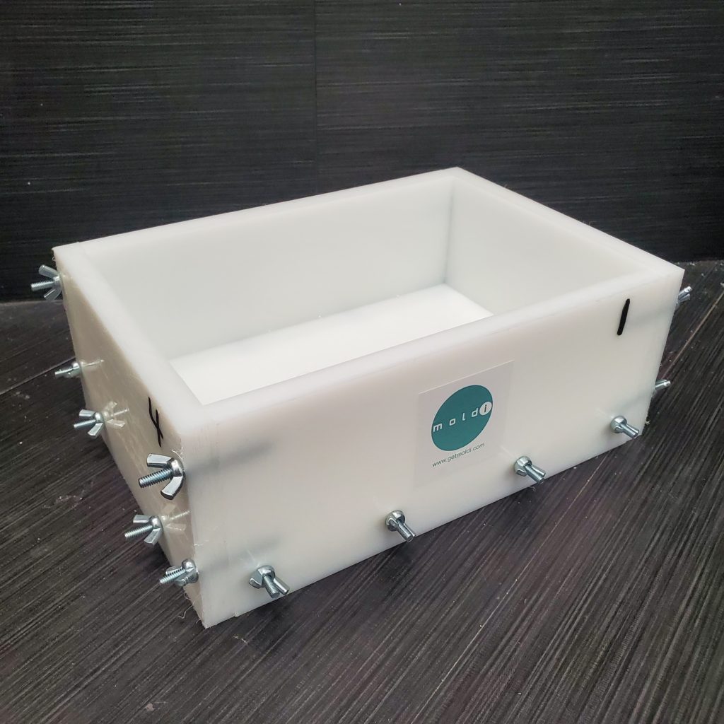 9×6 Rectangle Resin Mold – HDPE - Moldi